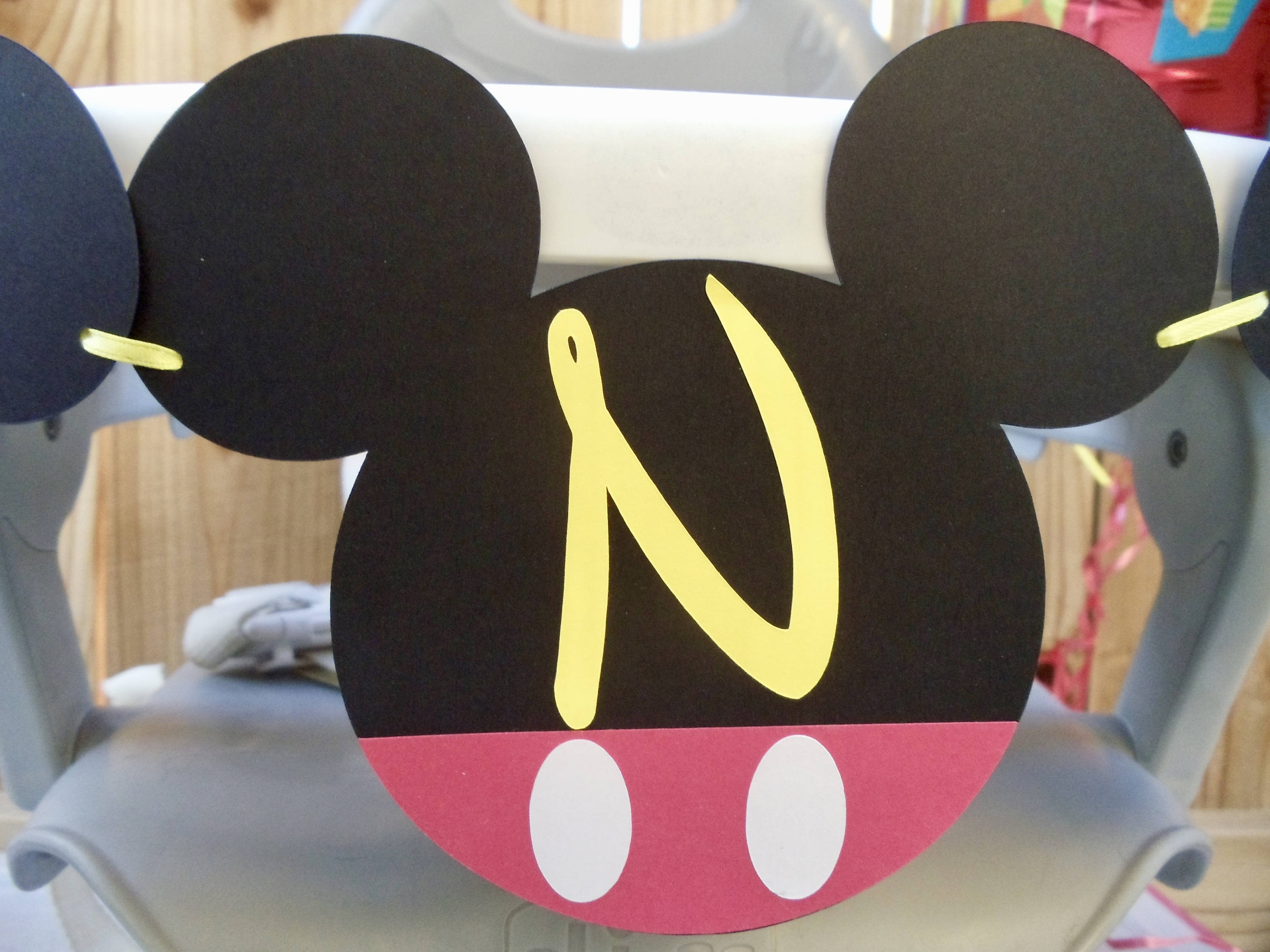 Mickey High Chair Banner - Etsy