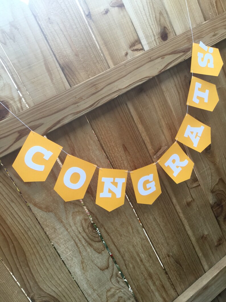 Congratulations Banner Celebration Congrats Banner - Etsy