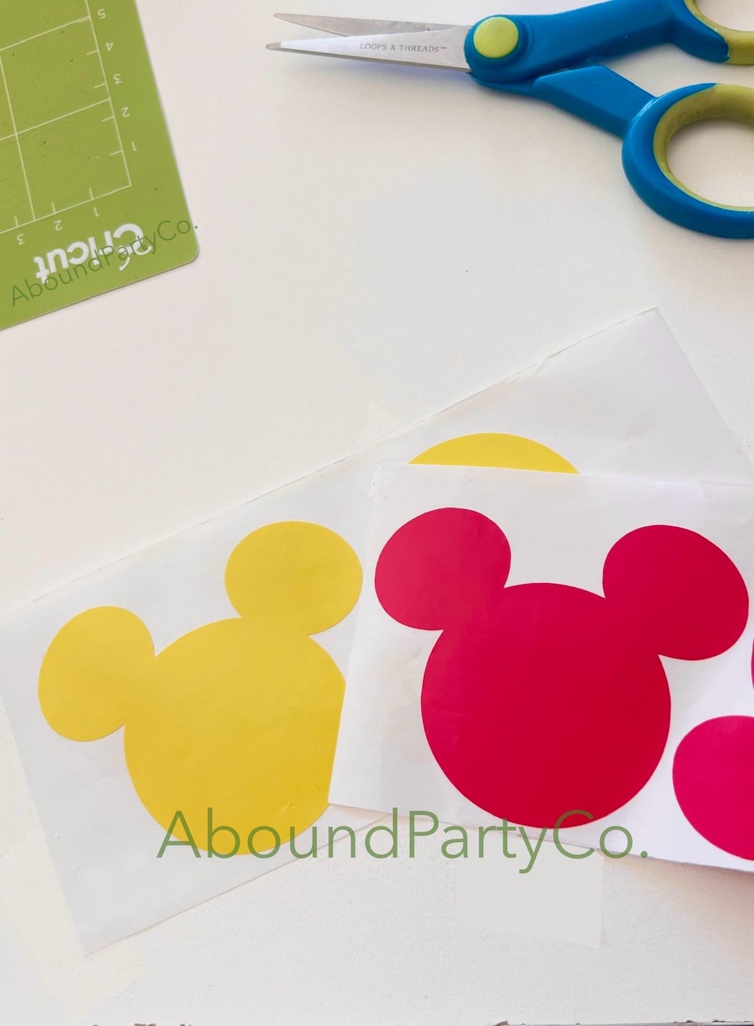 Mickey Mouse Vinyl Stickers - Etsy