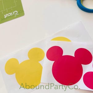Mickey Mouse Vinyl Stickers - Etsy