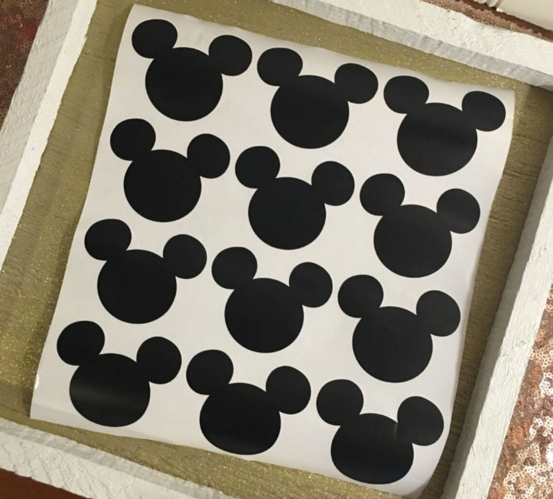 Mickey Mouse Vinyl Stickers - Etsy