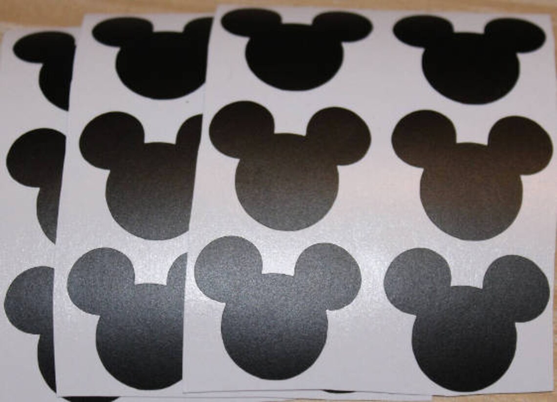 Mickey Mouse Vinyl Stickers - Etsy