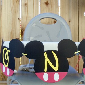 Mickey High Chair Banner - Etsy