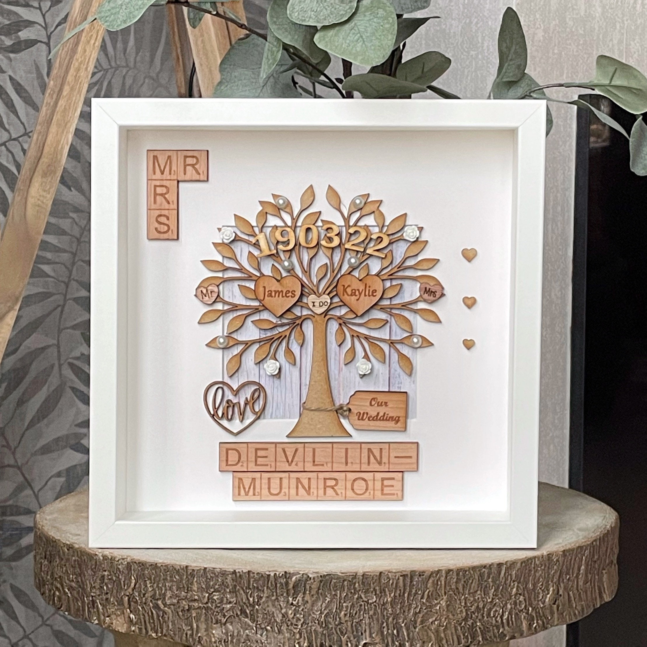 Wedding Gift. Unique Wedding Gift for Couples. Engraved Names. - Etsy