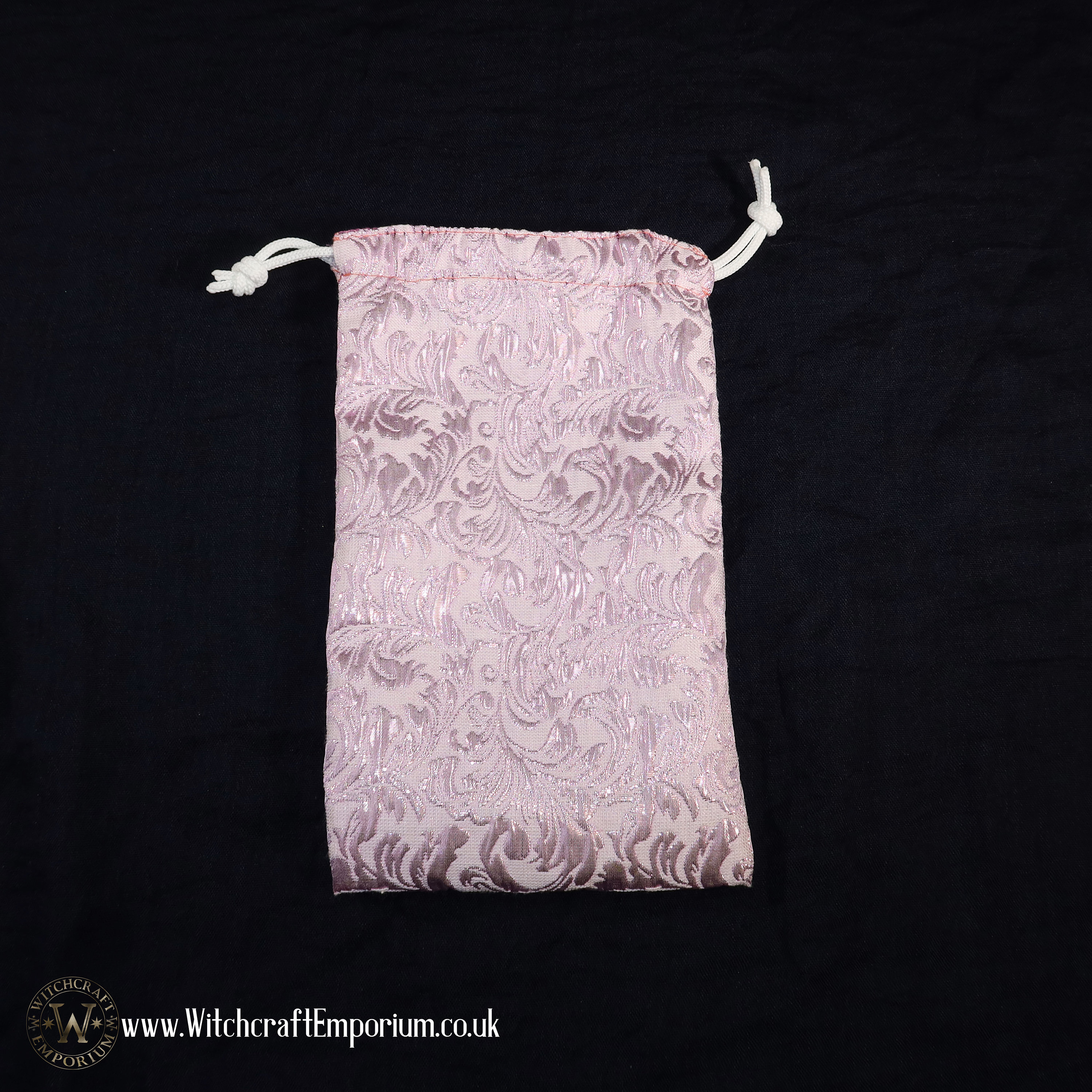Pink Roses Brocade Tarot Pouch Altar Cloth Divination Ritual Magic ...