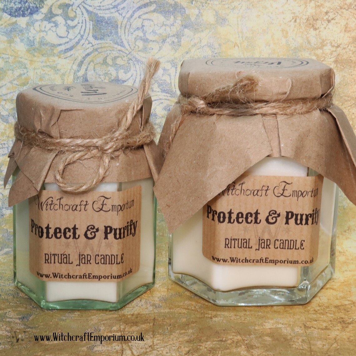 Protect & Purify Ritual Jar Candle Vegan Magic Pagan Wicca - Etsy UK