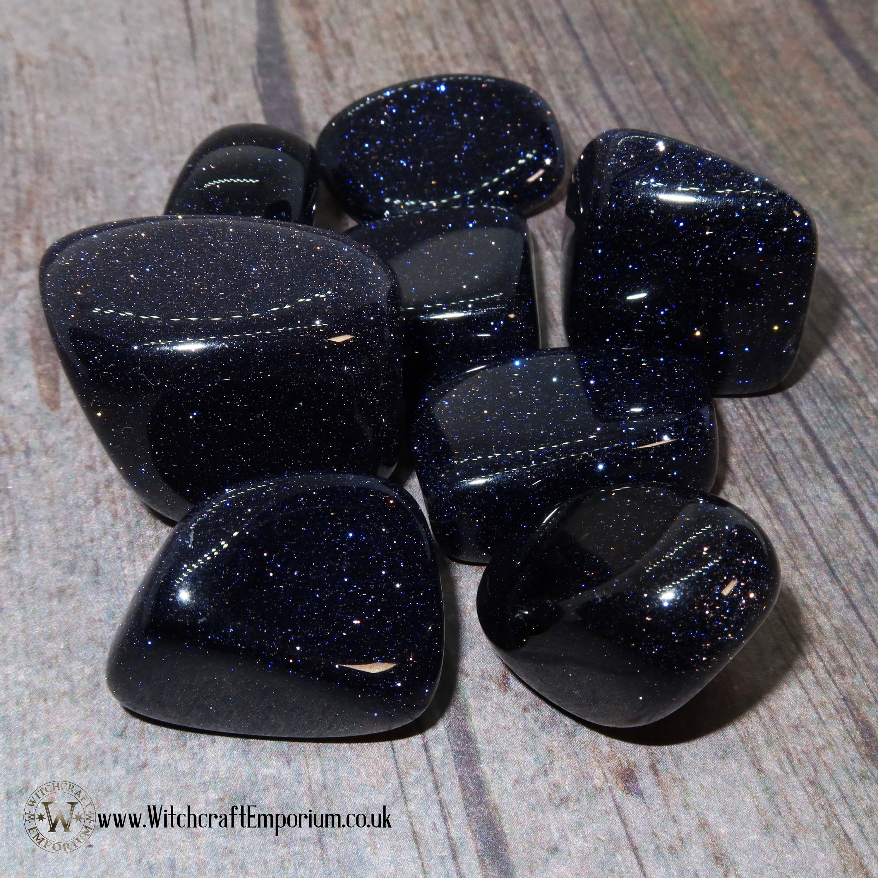 Goldstone (blue) - Stone Crystal Gemstone Mineral Pagan Wicca Wiccan ...