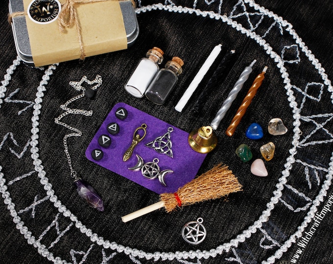 Travel Altar Kit Pocket Mini Bundle Vegan Organic Herb Magic Pagan ...