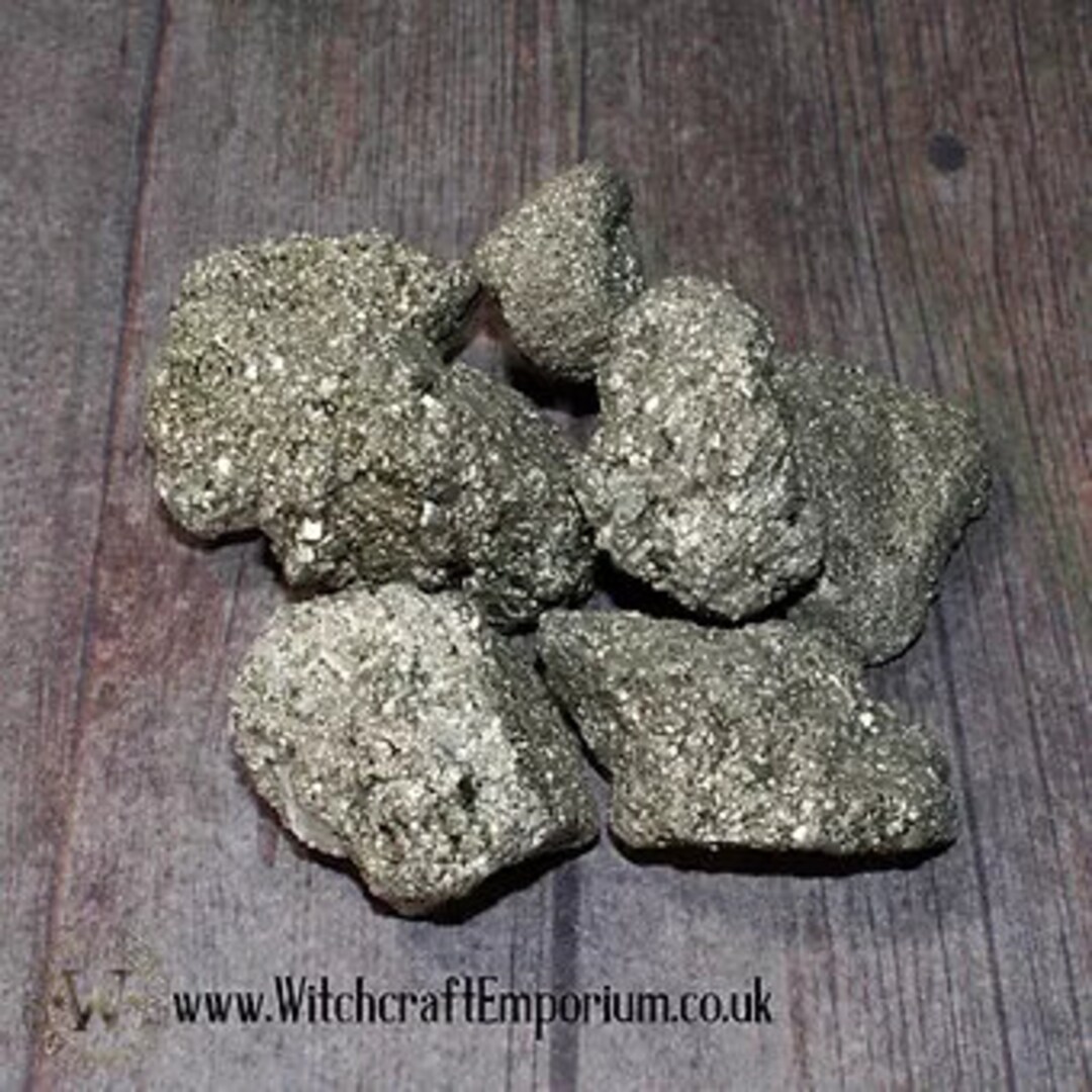 Pyrite - Stone Crystal Gemstone Mineral Pagan Wicca Wiccan Magic Spell ...