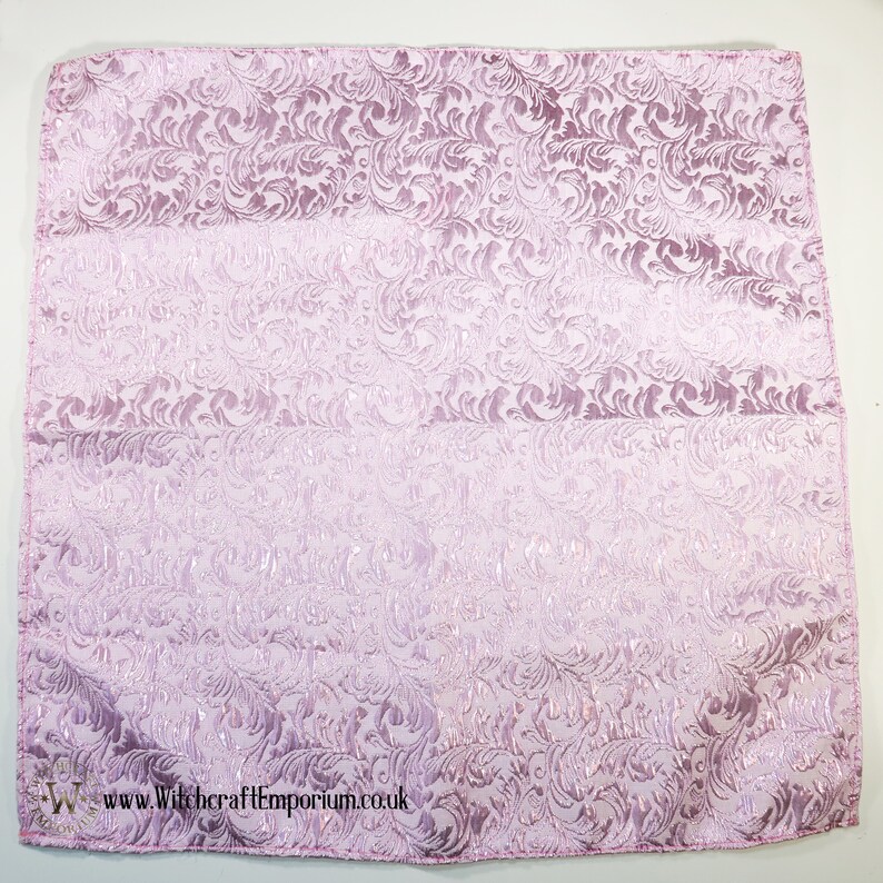 Pink Roses Brocade Tarot Pouch Altar Cloth Divination Ritual - Etsy