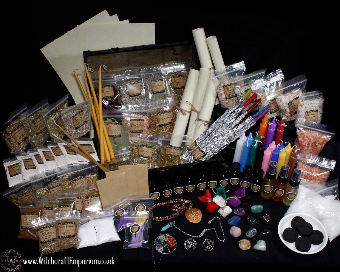 The Supreme Altar Kit Bundle Vegan Organic Herb Magic Pagan Wicca ...