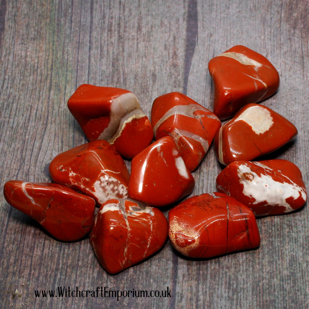Jasper (red) - Stone Crystal Gemstone Mineral Pagan Wicca Wiccan Magic ...