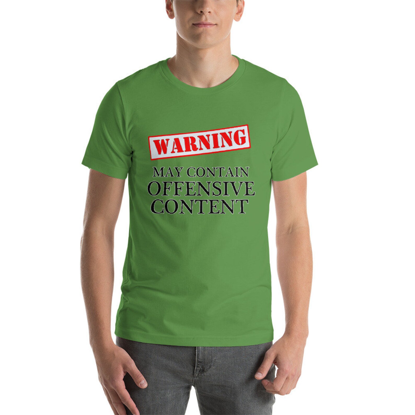 Warning May Contain Offensive Content Sarcastic Rude Graphic T-shirt - Etsy