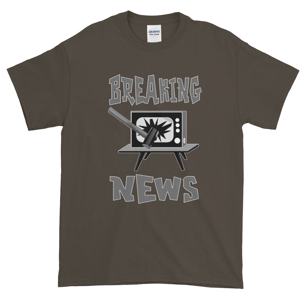 Breaking News TV Sledgehammer T-shirt - Etsy