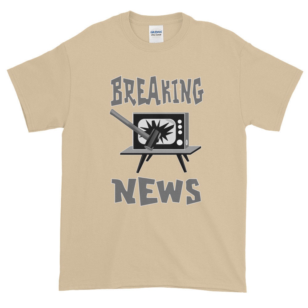 Breaking News TV Sledgehammer T-shirt - Etsy