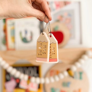 Pencil Bag Tag Teacher Gift Teacher Appreciation Gift End of Year ...