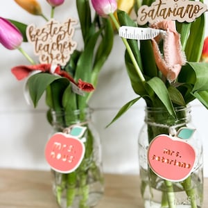 Teacher Apple Tag Teacher Gift Teacher Appreciation Gift End of Year ...