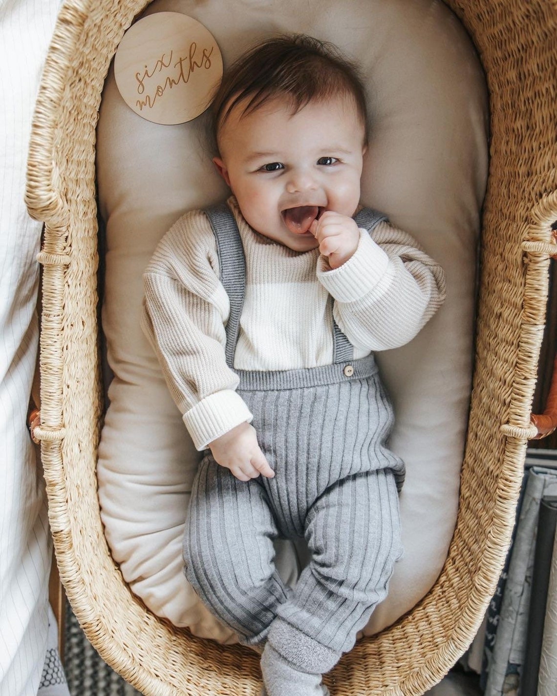 Simple Set Baby Milestones | Baby Milestone Wooden Markers | Baby ...