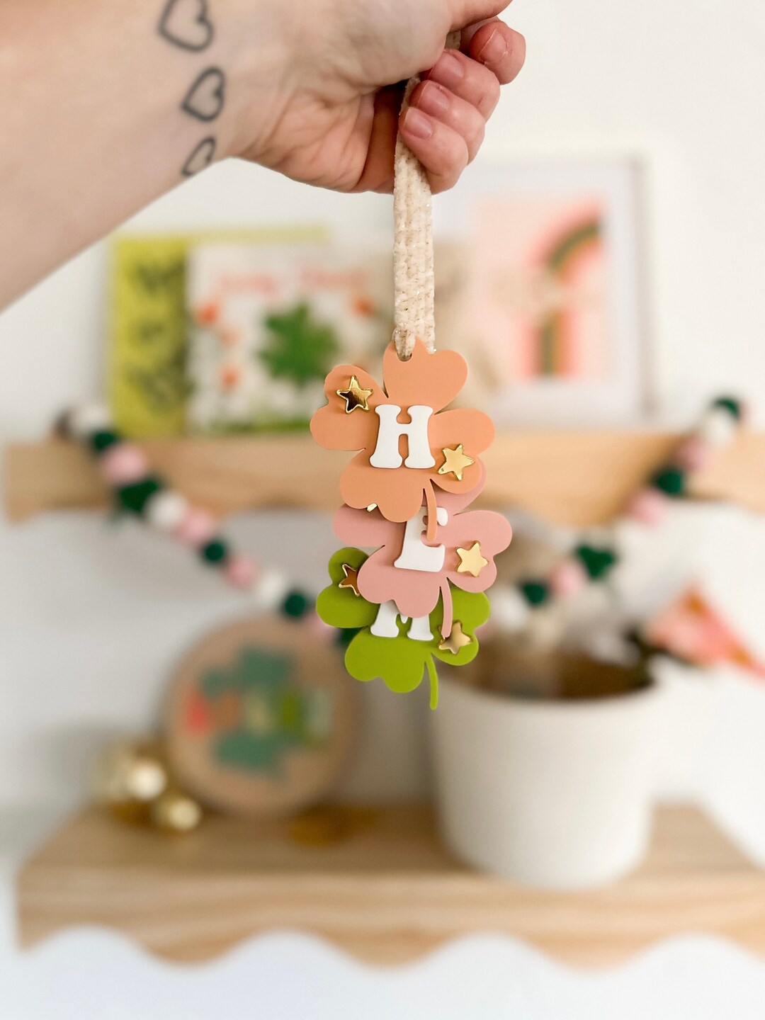 Clover Tag Shamrock Tag St. Patrick's Day Basket Tags St. Patrick's Day ...