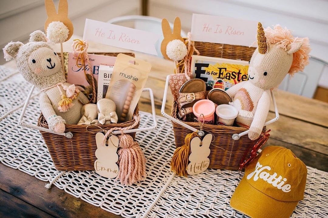 Easter Basket Tags Bunny Tags Name Tags Easter Basket - Etsy