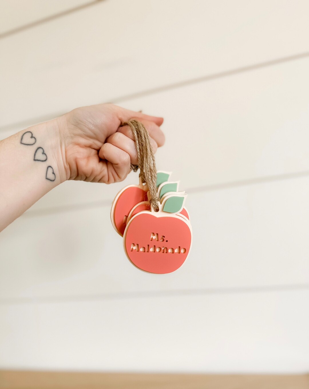 Teacher Apple Tag Teacher Gift Teacher Appreciation Gift End of Year ...