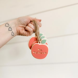 Teacher Apple Tag Teacher Gift Teacher Appreciation Gift End of Year ...