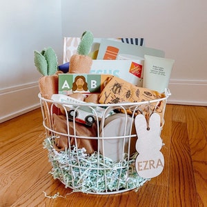 Easter Basket Tags | Bunny Tags | Name Tags | Easter Basket | Custom ...