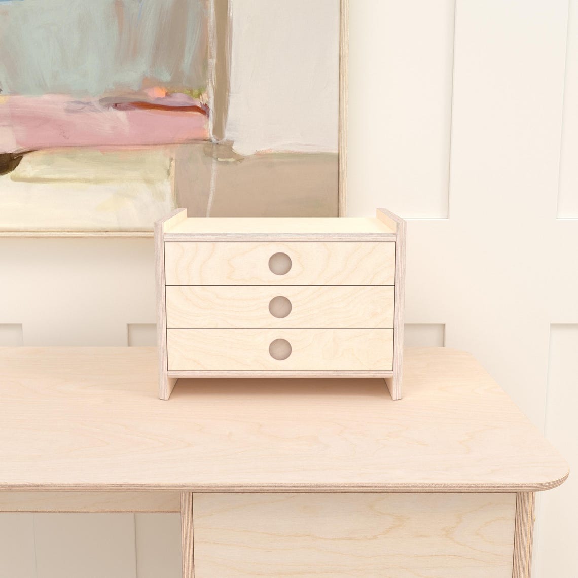 Filing Cabinet, Handmade From Birch Plywood, Chest of Drawers, Box ...