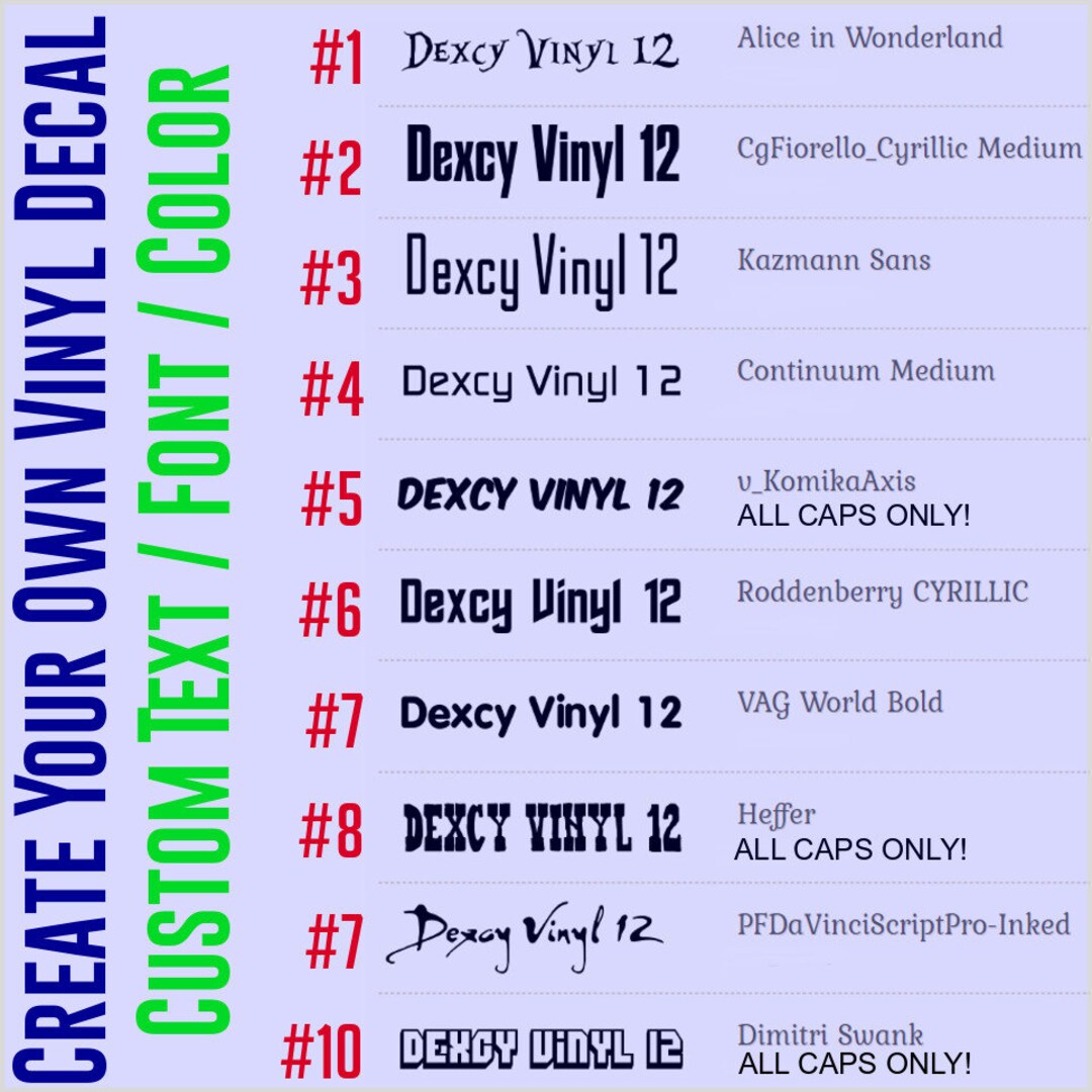 Vinyl Decals Letters Custom at Bridget Powers blog