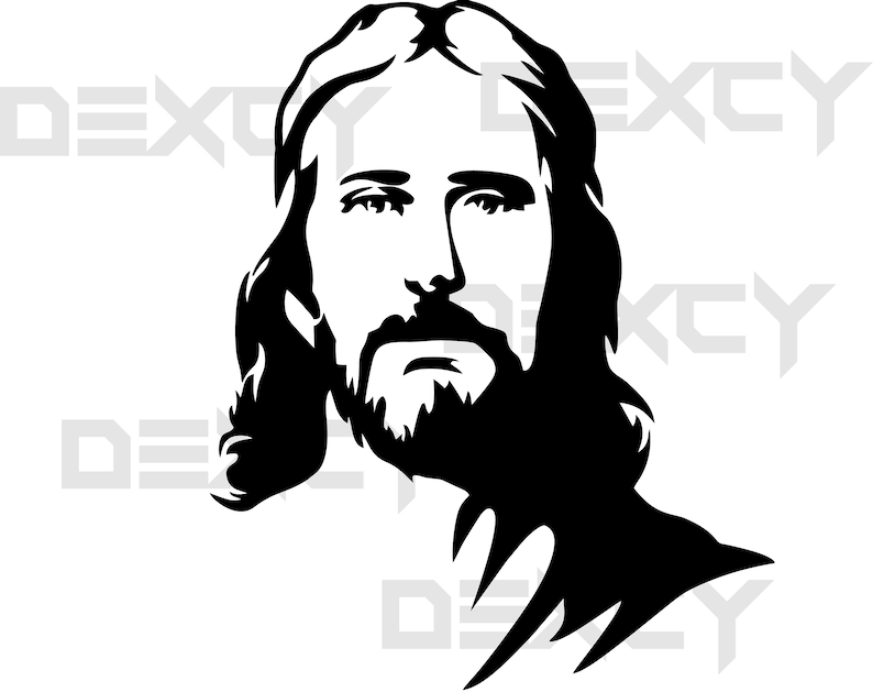 Jesus Christ Decal Jesus Vinyl Sticker Custom Vinyl Decal - Etsy