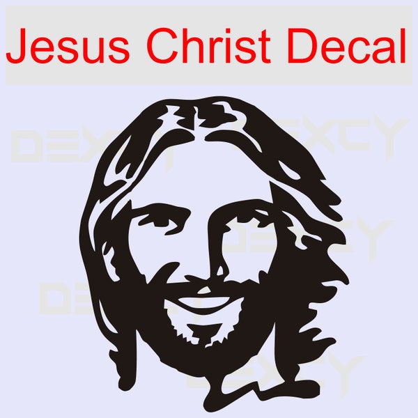 Jesus Christ Decal - Etsy