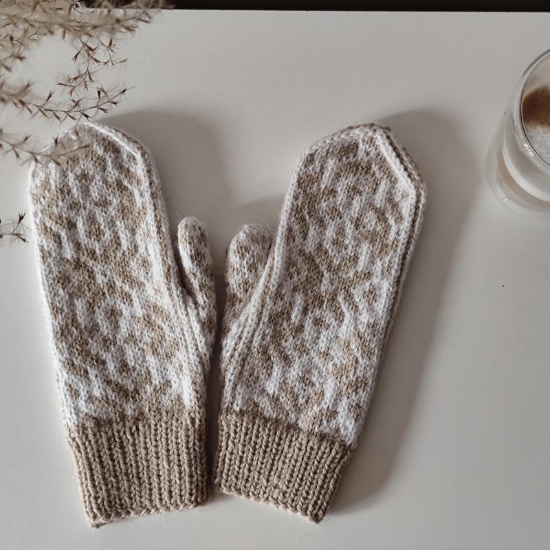 Double Knit Mittens - Etsy