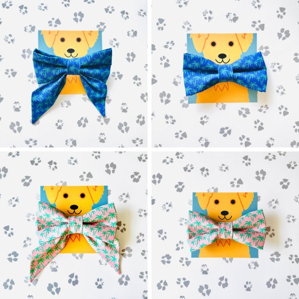 Palm Tree Bow Tie - Etsy