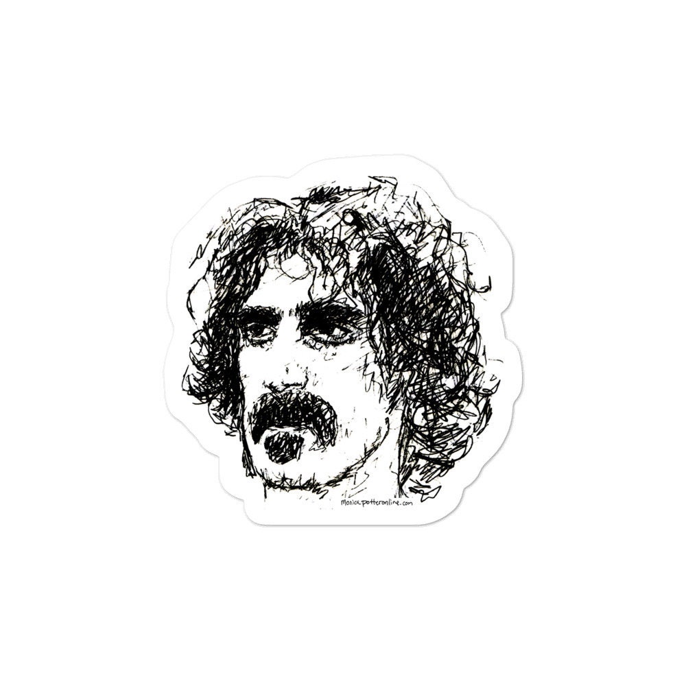 Frank Zappa Vinyl Sticker - Etsy