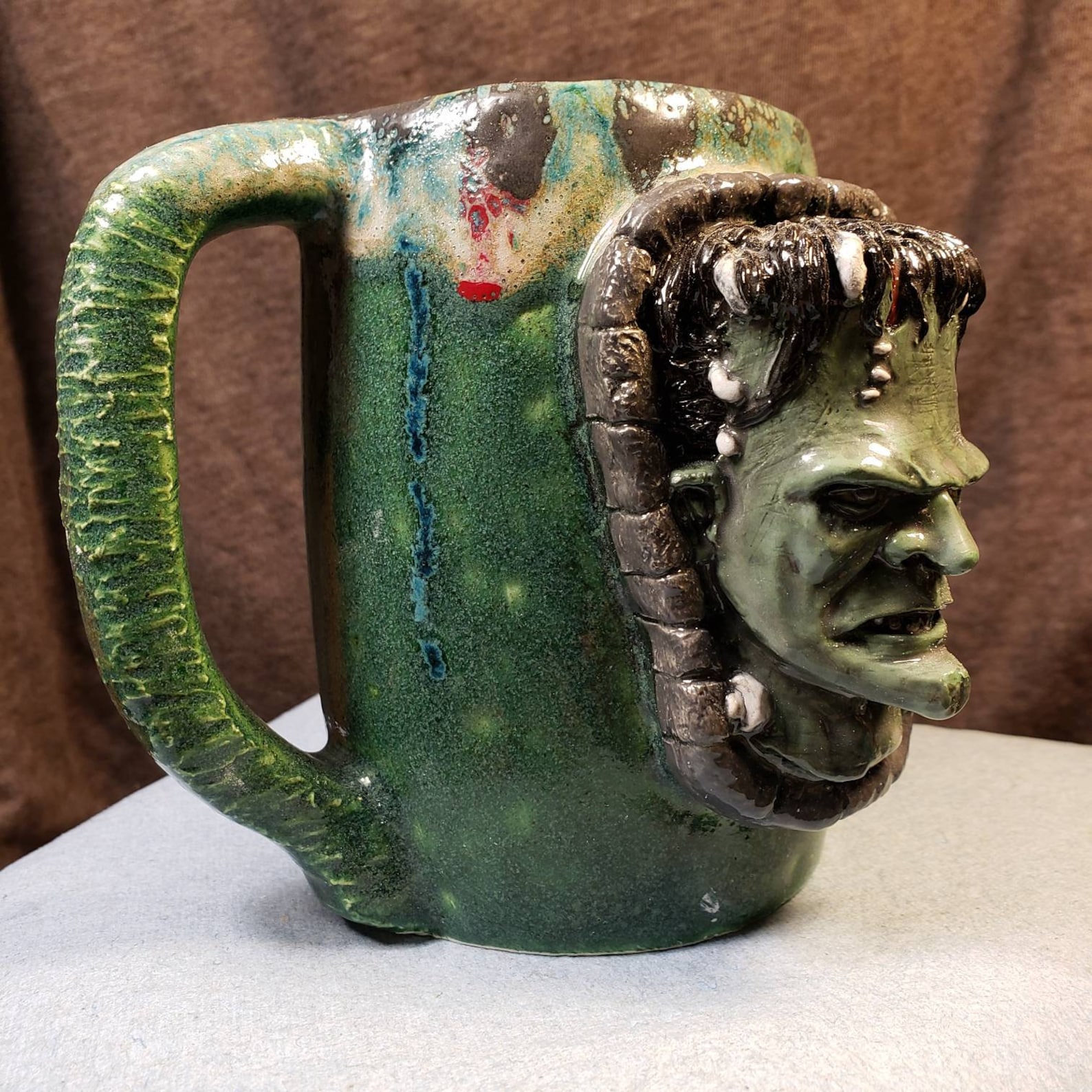 Frankenstein 16oz 3D Ceramic Coffee Mug With FREE Domestic Shipping ...