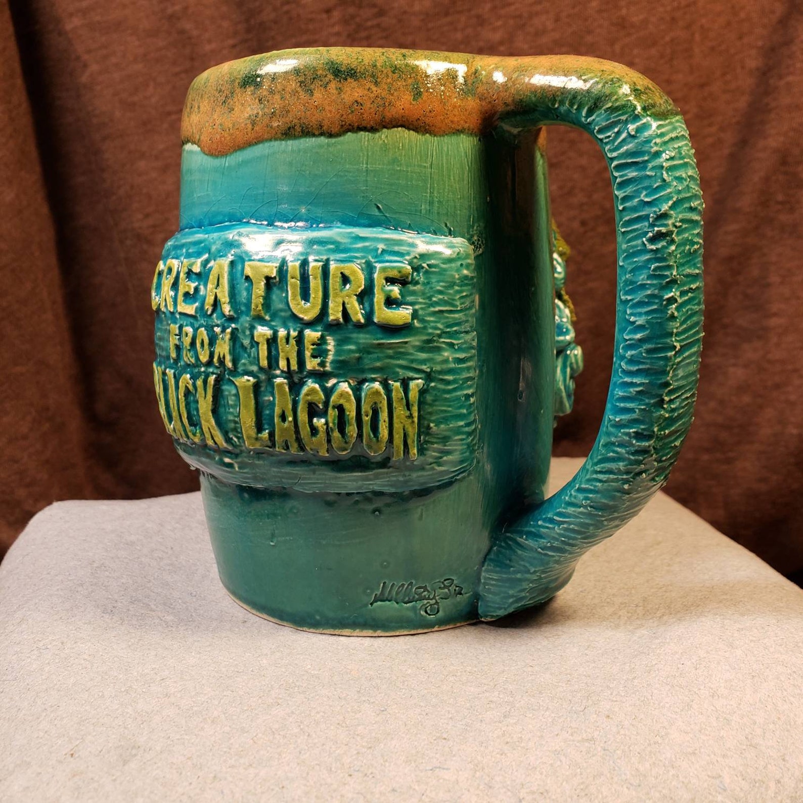 Creature From the Black Lagoon 13 Oz 3D Ceramic Coffee Mug With FREE ...