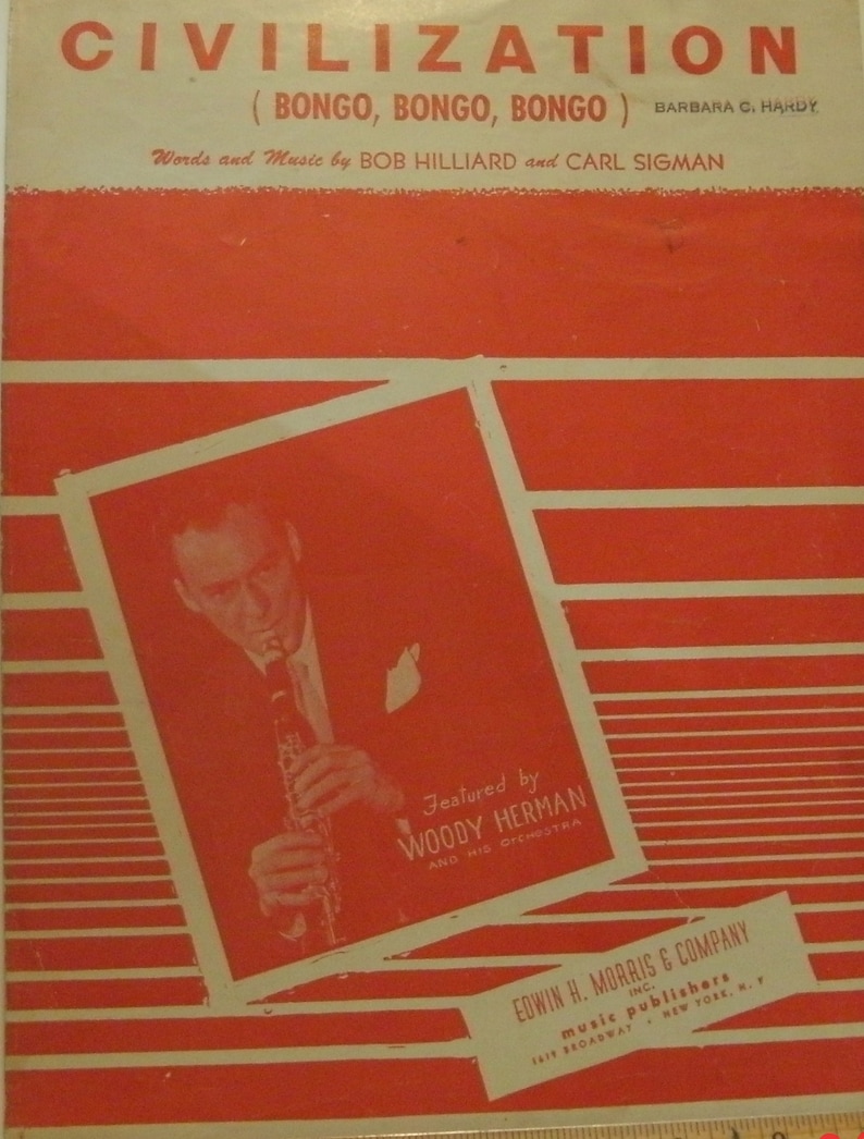 Civilization bongo Bongo Bongo Sheet Music by Bob - Etsy