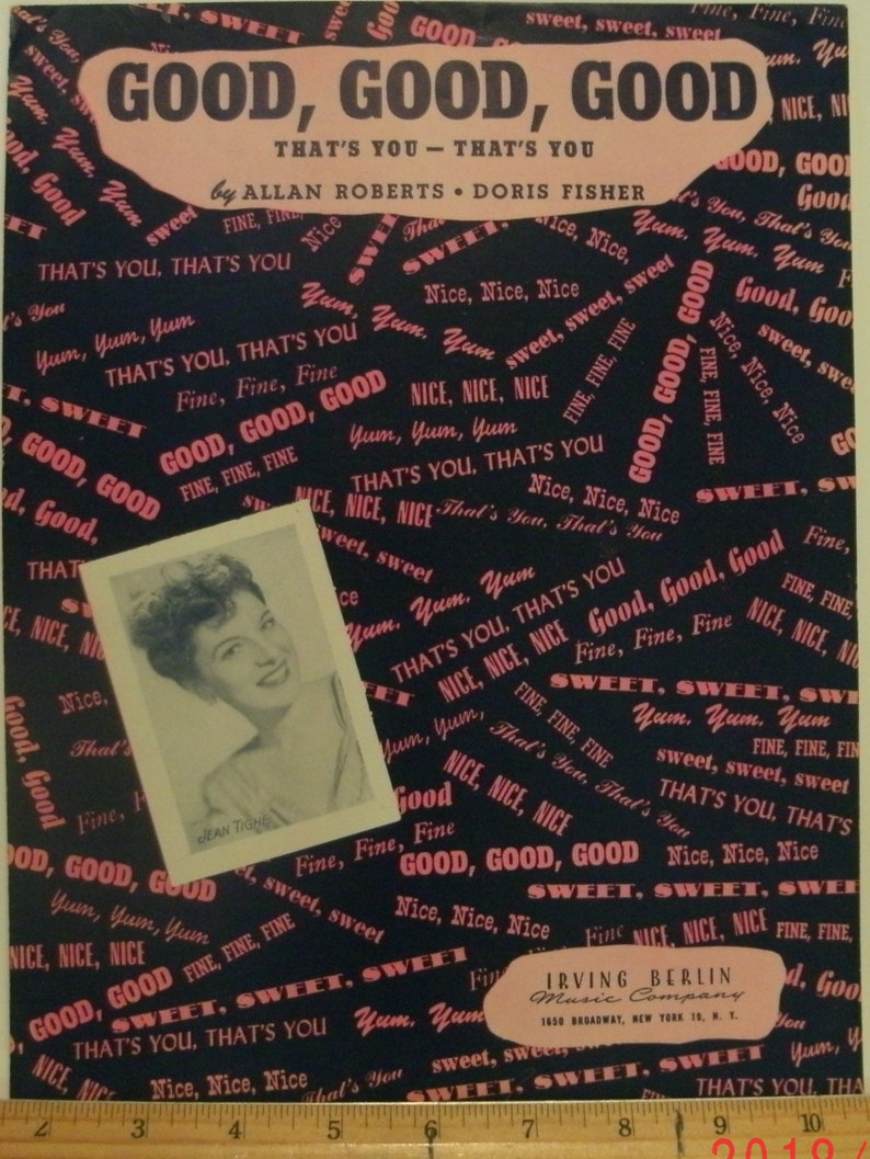 Good Good Good That's You That's You Sheet Music - Etsy