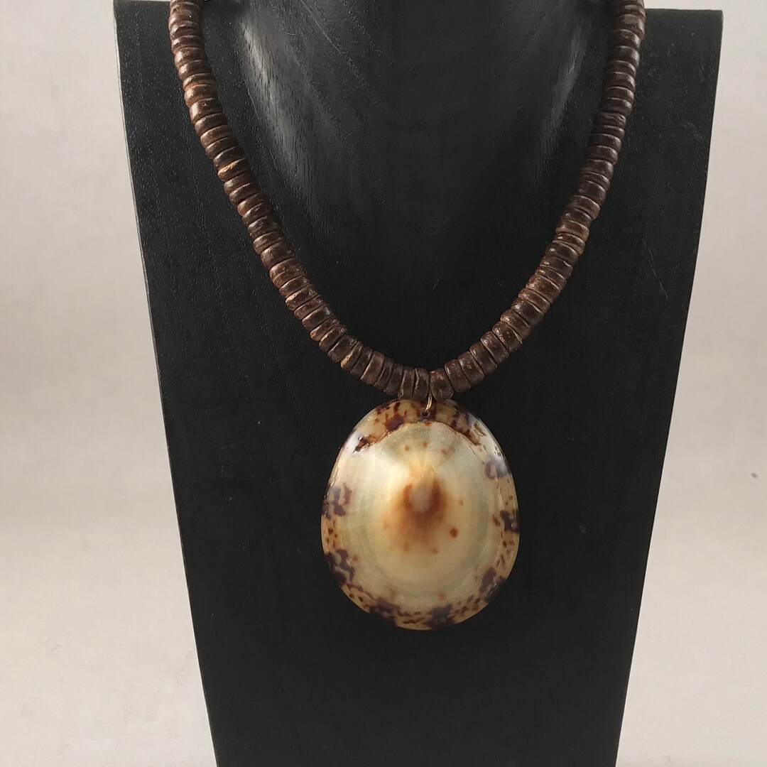 Opihi Shell Necklace Polished Opihi Shell Pendent on Puka or - Etsy