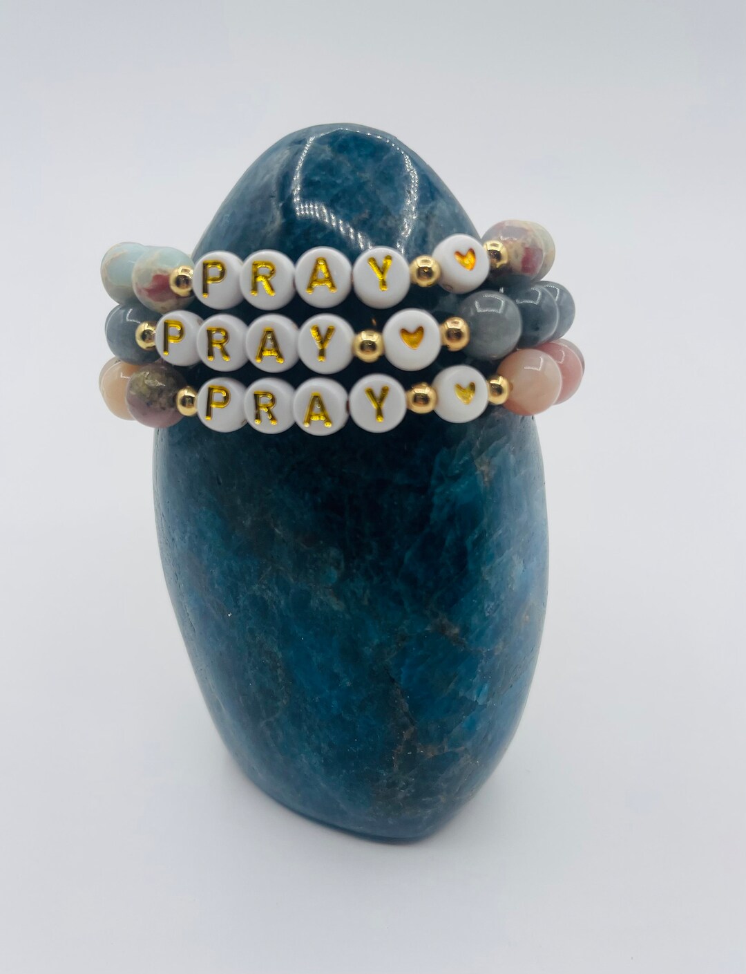 Pray Bracelet Sea Sediment Jasper - Etsy