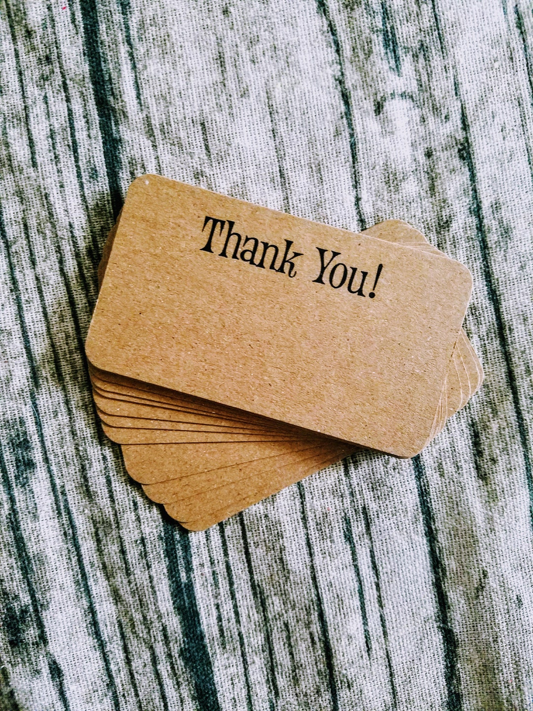Thank You Cards - Cards Only - Etsy