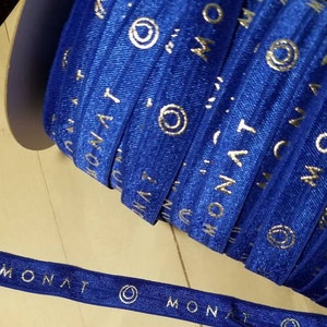 BY THE YARD- New Colors In! - Monat Inspired- Silver Printed Elastic ...