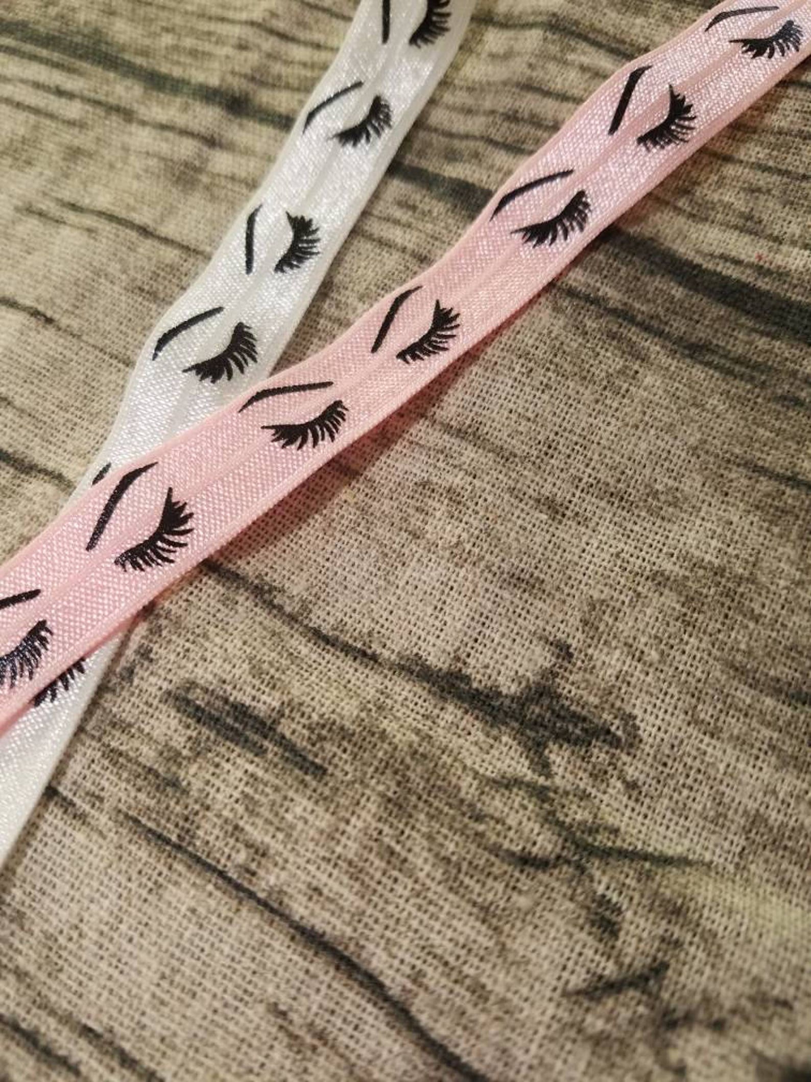 Hair Ties or by the Yard -lashlove Lashes Print-mascara Eyes Senegence ...