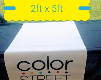 Color street table runner | Etsy