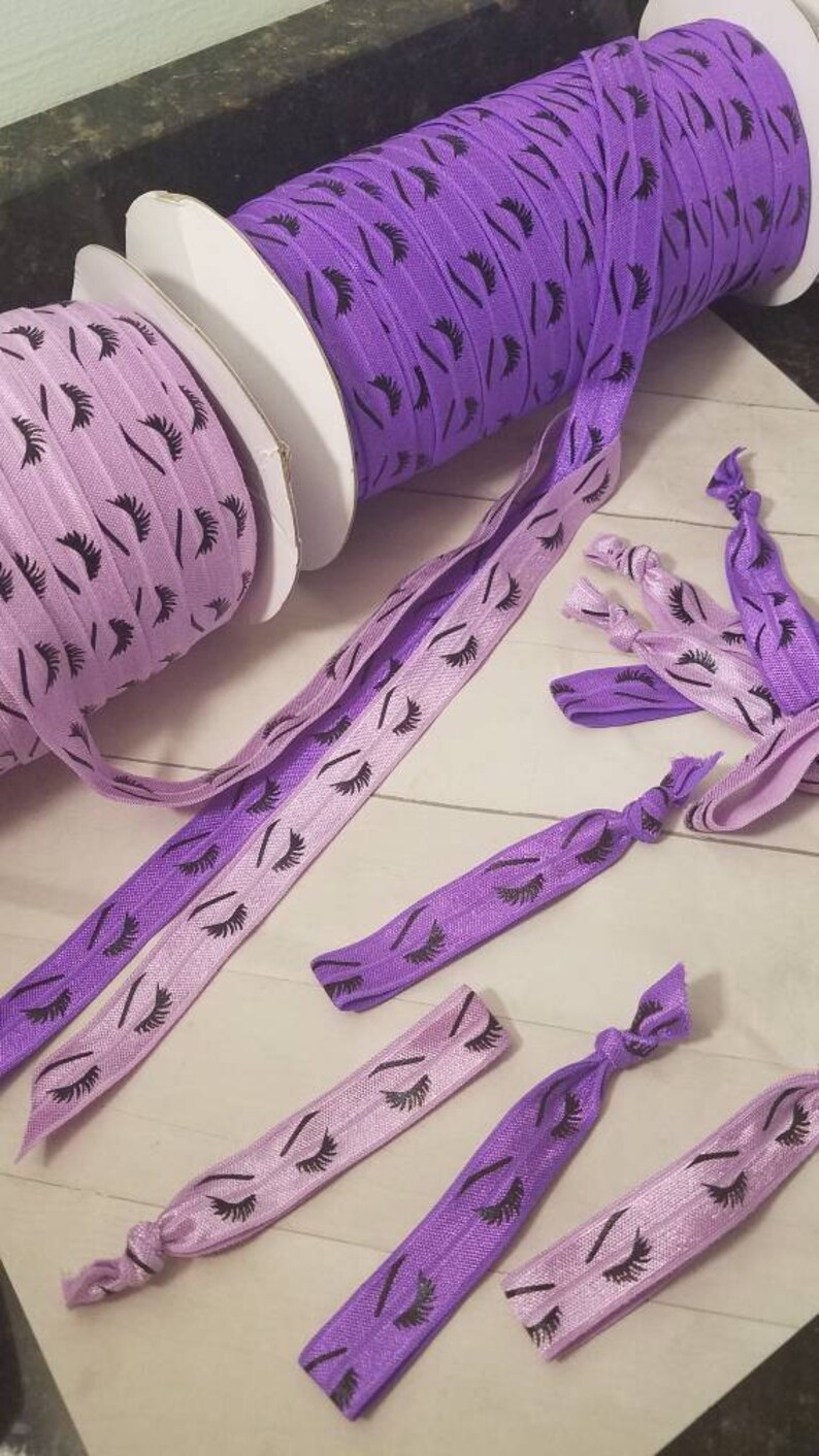 Hair Ties or by the Yard -lashlove Lashes Print-mascara Eyes Senegence ...