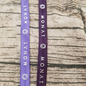 BY THE YARD- New Colors In! - Monat Inspired- Silver Printed Elastic ...