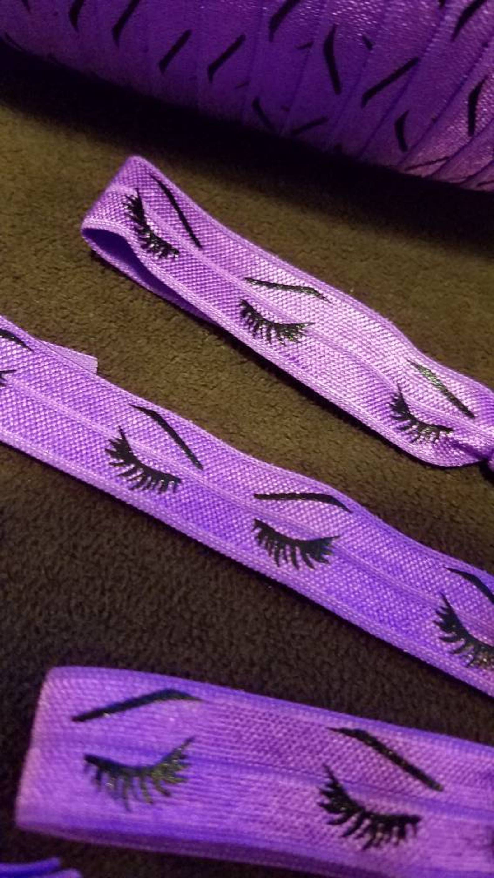 Hair Ties or by the Yard -lashlove Lashes Print-mascara Eyes Senegence ...