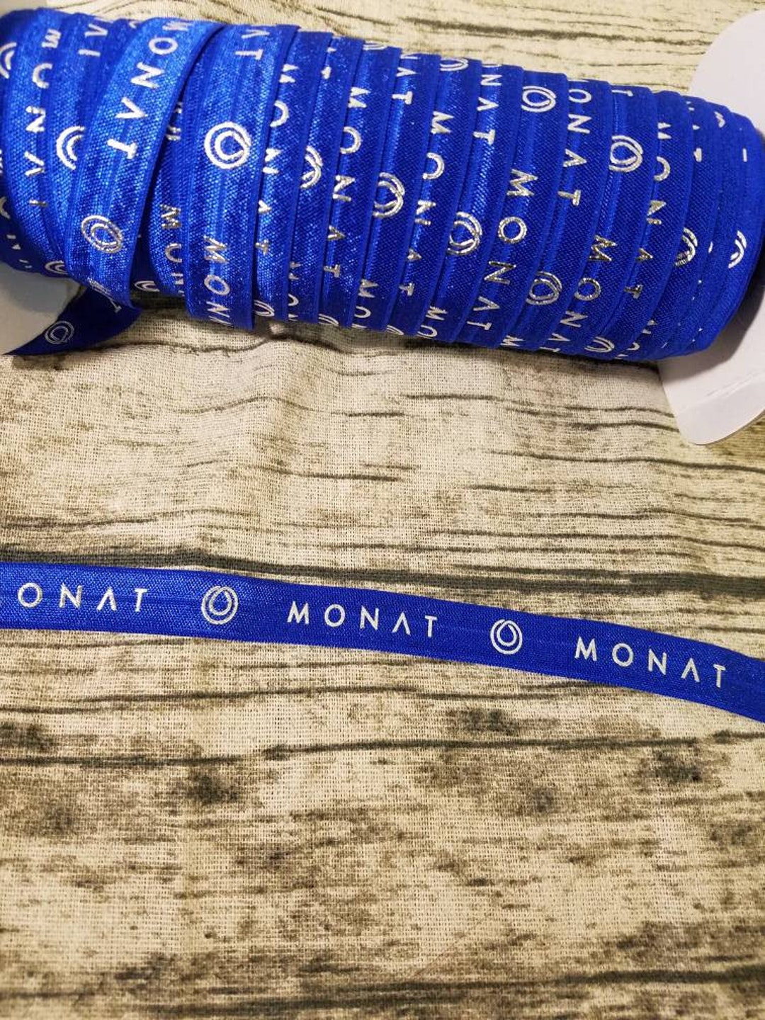 BY THE YARD- New Colors In! - Monat Inspired- Silver Printed Elastic ...