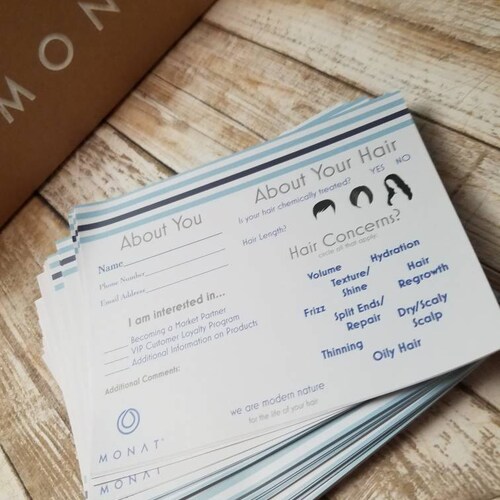 Monat Thank You Card Monat Thank You for Purchase Card Monat | Etsy