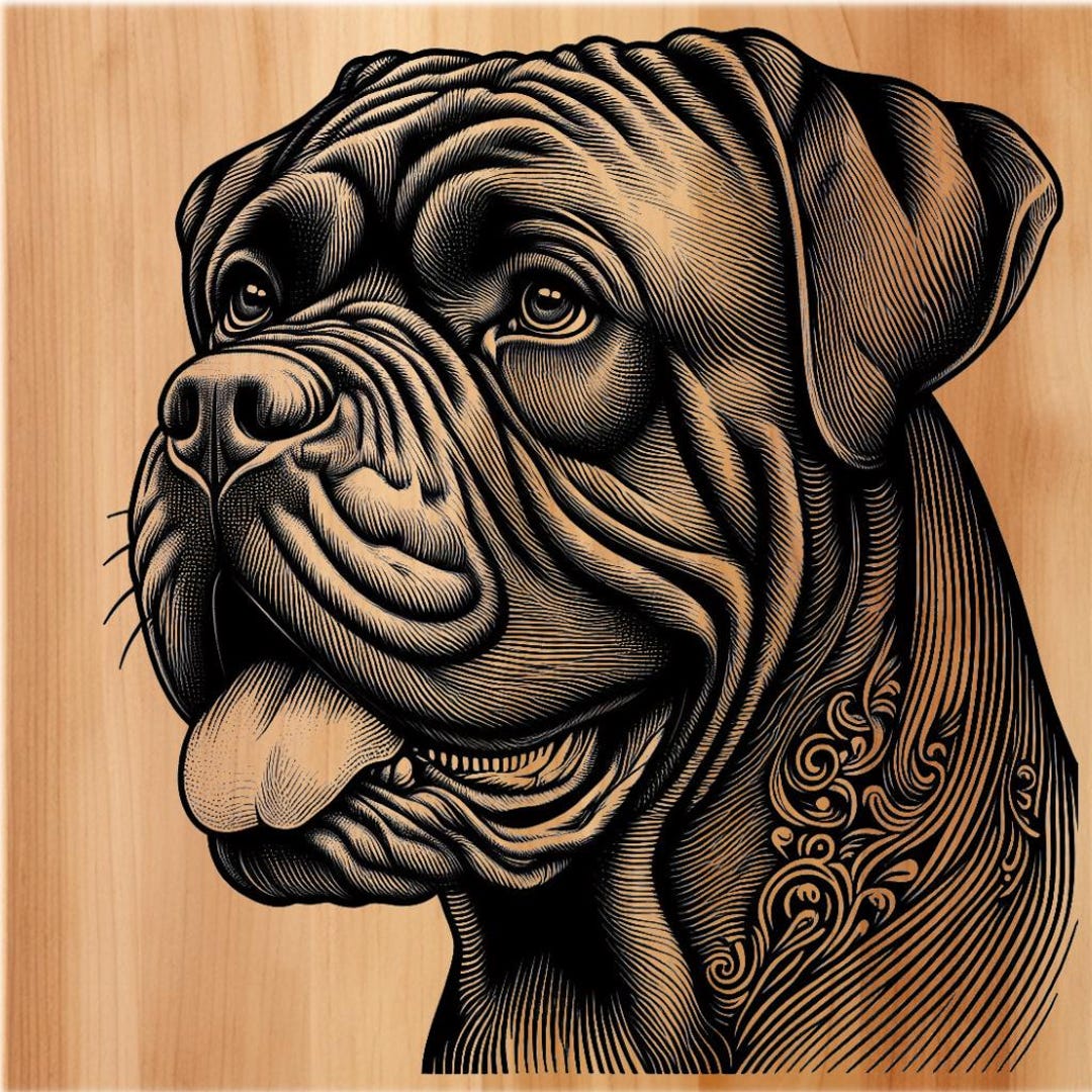11 Elegant Cane Corso Line Art | High-resolution Digital Files for ...